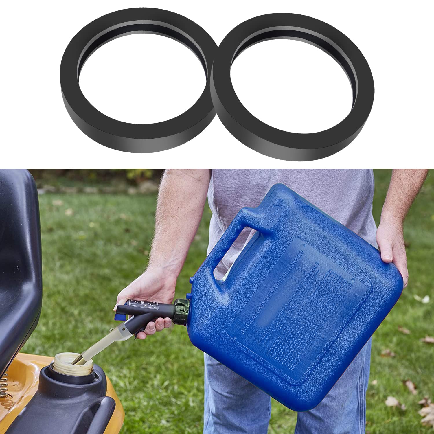 Snapklik.com : AITIAO 8 Pcs Gas Can Spout Gaskets Replacement Rubber ...