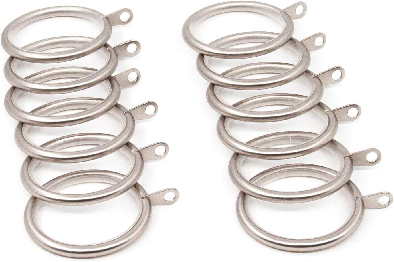 Amazon.com: GCurtain 12 PCS Metal Curtain Rings, 1.77 Inch Internal ...