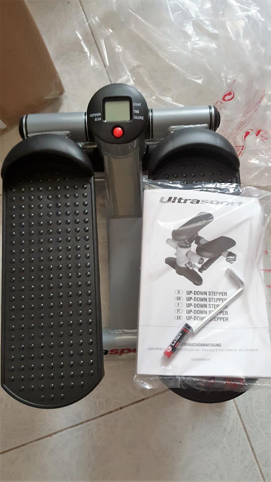 Ultrasport Swing Stepper, comprese bande allenamento, stepper per ...