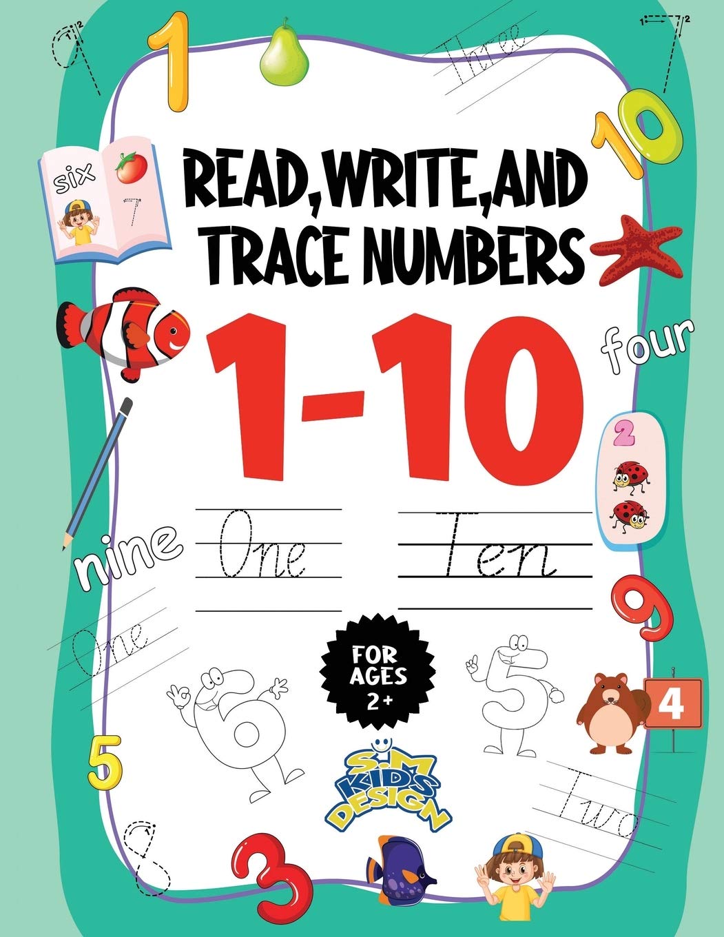 Buy Read Write and Trace Numbers 1-10 for ages +2: Preschool Math ...