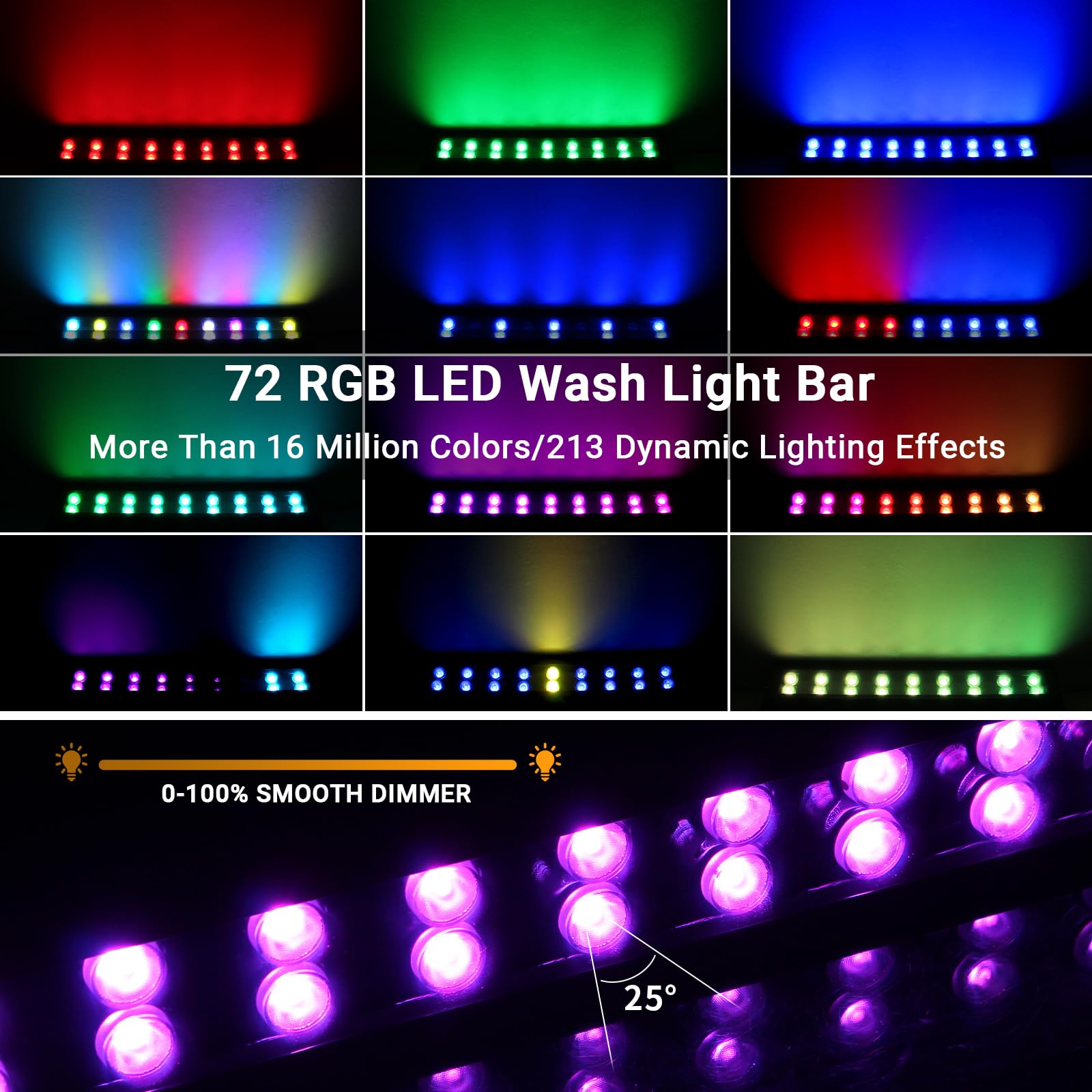 Color Wash Lights Led Light Bar Beamz Star Colour 540Z Outdoor LED