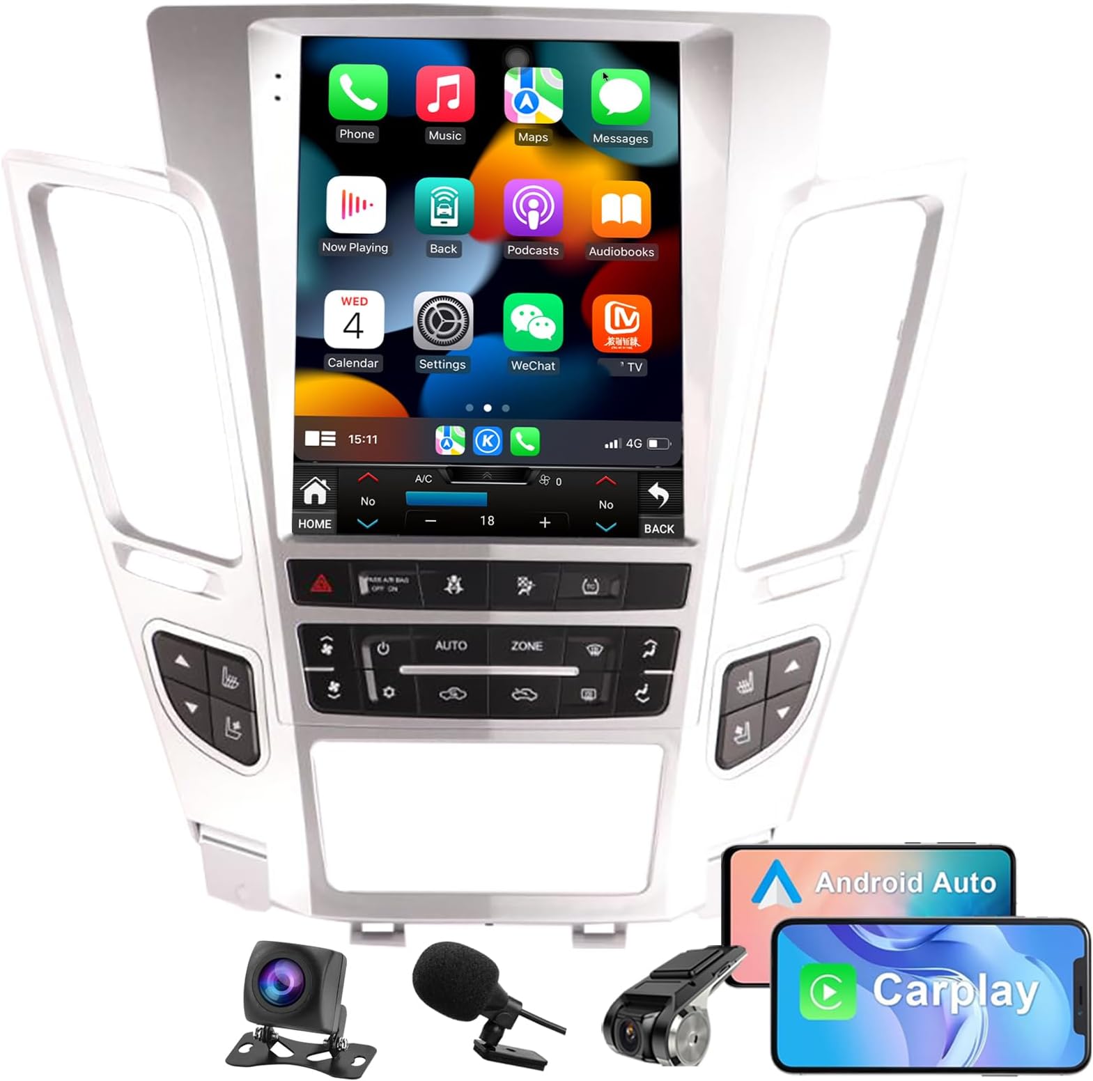 Amazon.com: HoeeNilsa Android 13 Car Stereo Radio for Cadillac CTS 2007 ...