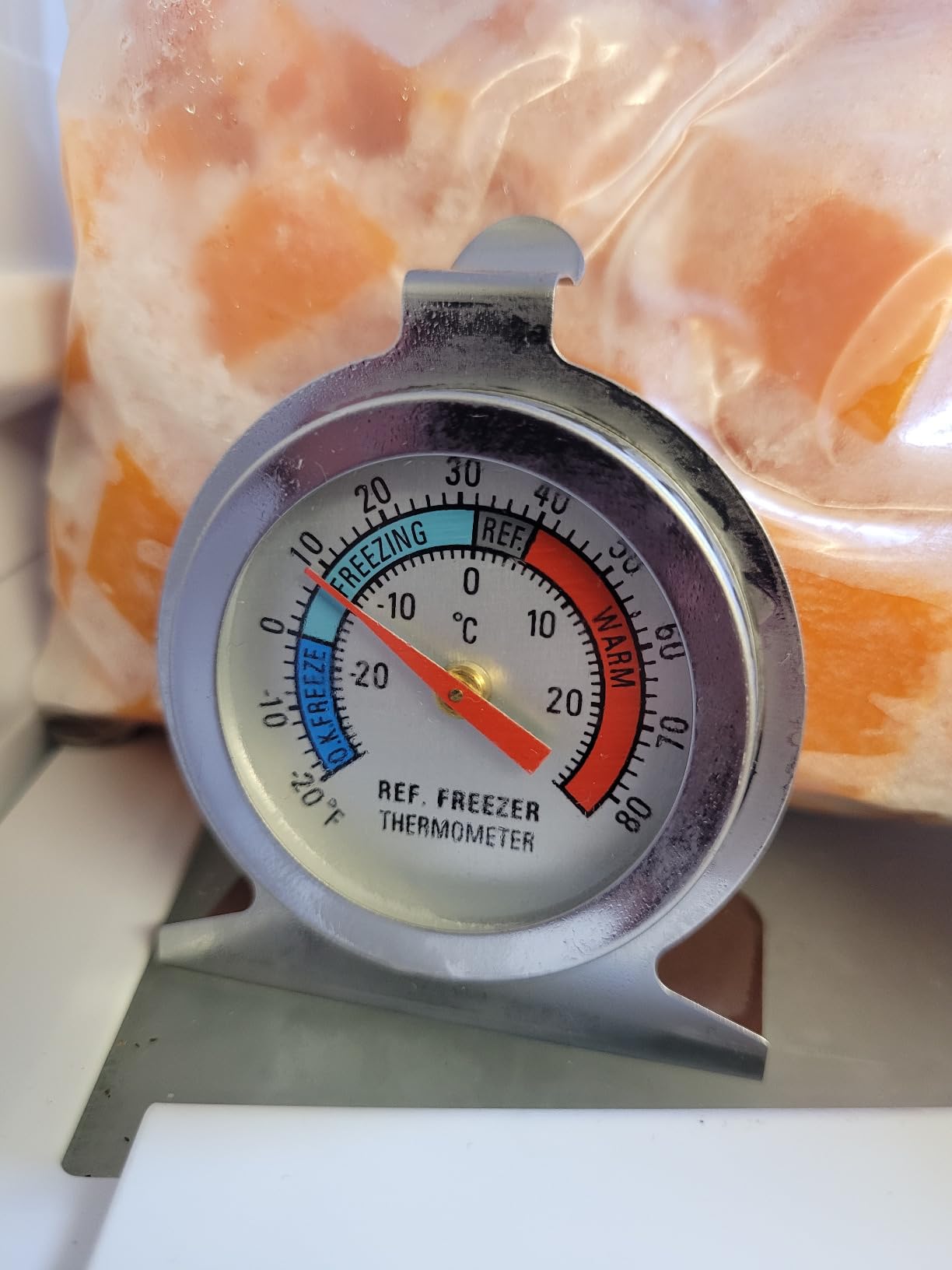 LSW.Giriccn 2 Pack Refrigerator Thermometer, -30~30°C/-20~80°F, Classic ...