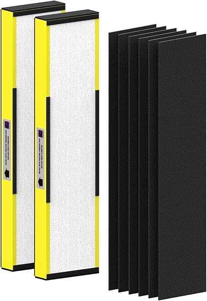 Amazon.com: 2 Pack FLT5000 True HEPA Replacement filter C for AC5000 ...