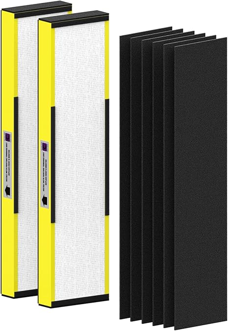 Amazon.com: 2 Pack FLT5000 True HEPA Replacement filter C for AC5000 ...