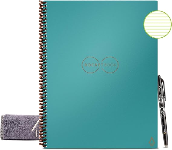 Amazon.com: Rocketbook Smart Reusable Notebook - Lined Eco-Friendly ...