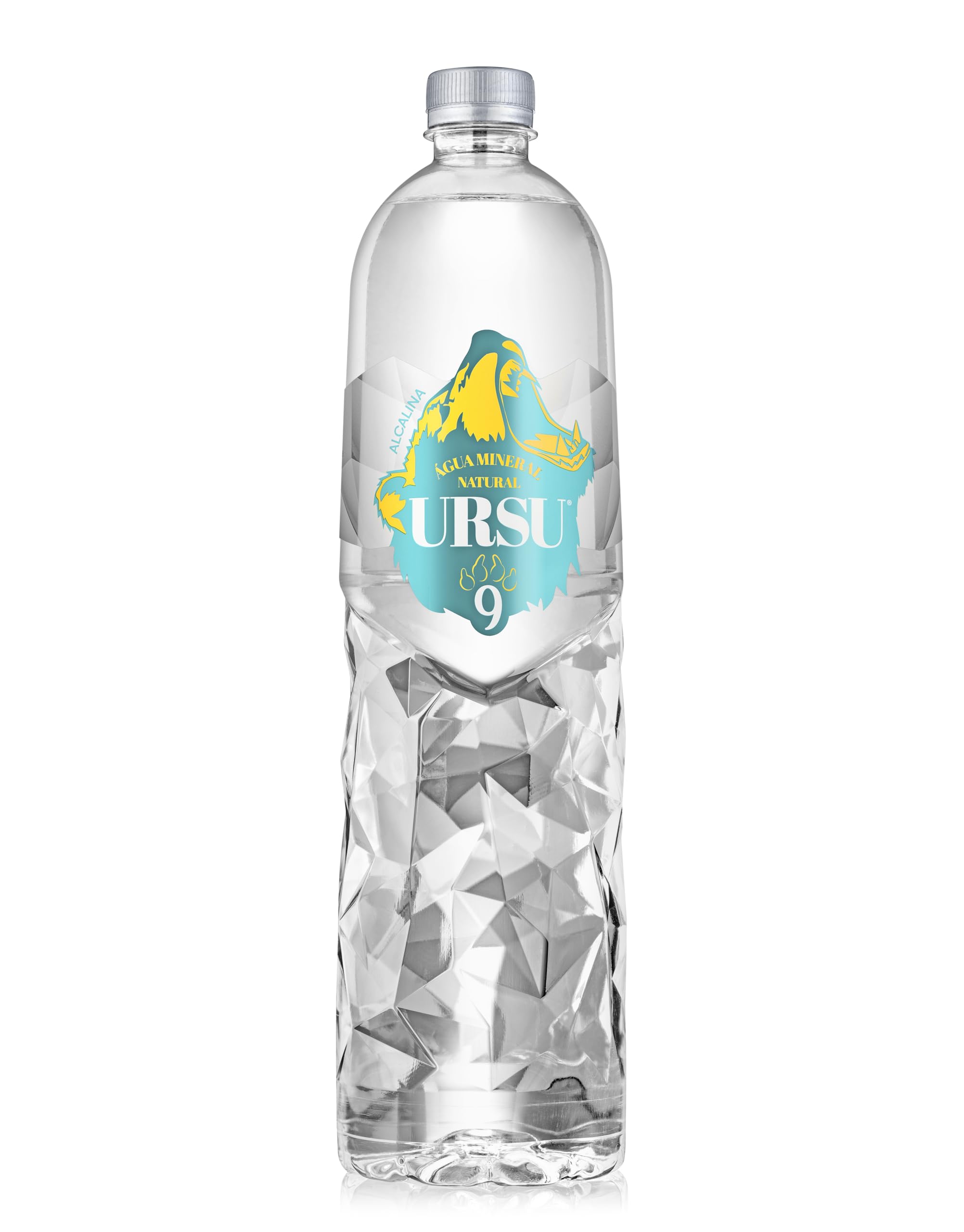 Ursu9 Natural Alkaline Mineral Water - 6 x 1500ml | Ph9 | Naturally ...
