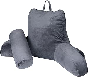 Amazon.com: COOLBEBE Reading Pillow for Bed Backrest Pillow for Bed Sitting Up Adult with Arms ...