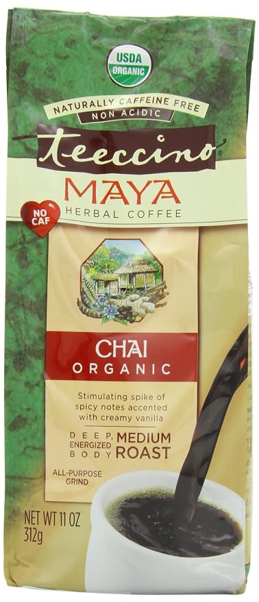 Amazon.com: Maya Chai Medium Roast - USDA Certified Organic, 11 oz ...