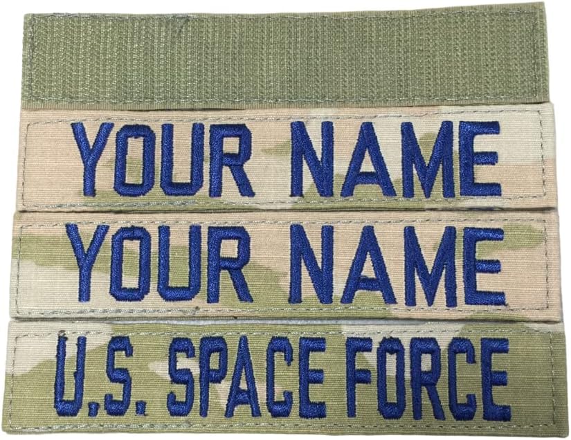 Amazon.com: 3 Pieces SF/3C 3 Color OCP Space Force Name Tape or Space ...