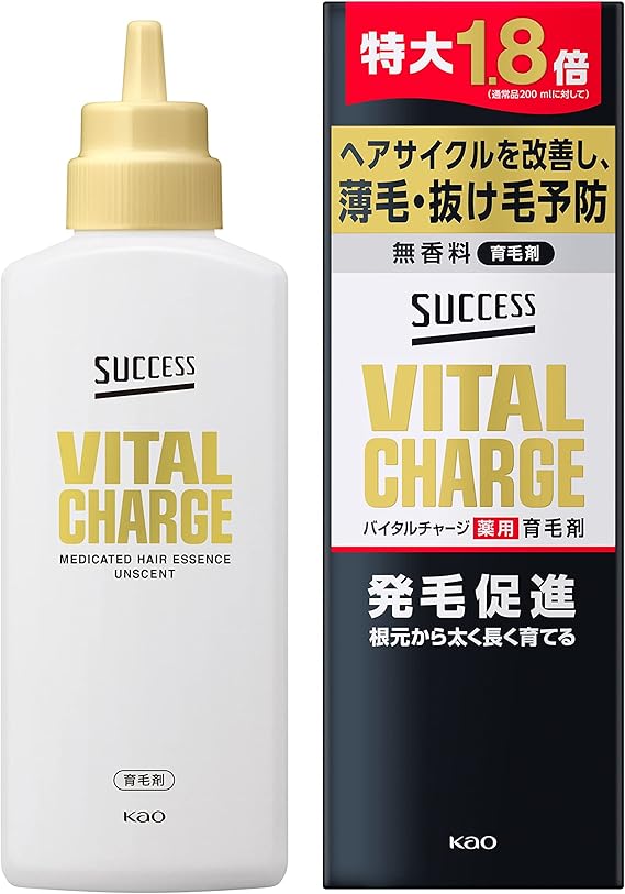 Amazon | 【Amazon.co.jp限定】サクセス バイタル チャージ 薬用育毛剤 360ml 特大約1.8倍 [医薬部外品] 独自の有効成分【 t-フラバノン 】配合 発毛促進 ...