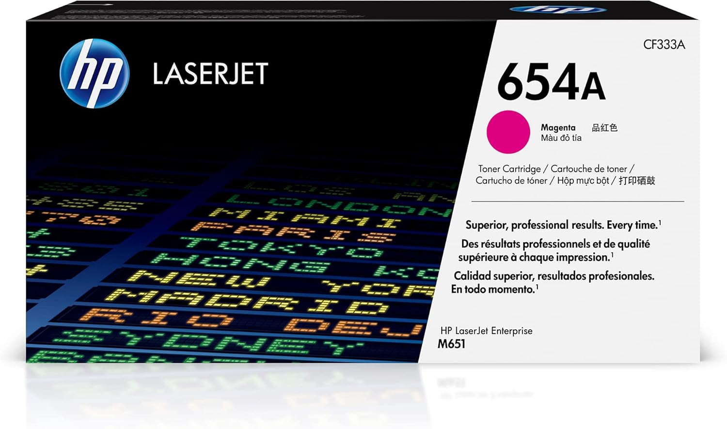 HP 654A (CF333A) Magenta Original Toner Cartridge : Amazon.ca: Office ...