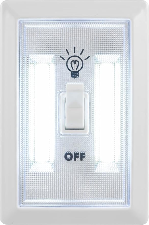 Amazon.com: Lights by Night Wireless LED Light Switch, Battery Operated ...