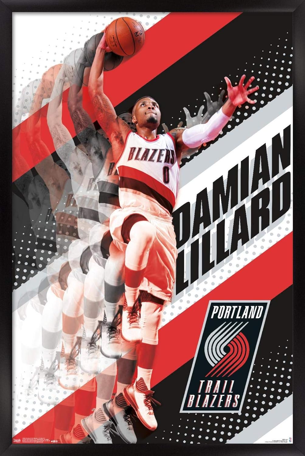 Amazon.com: Trends International NBA Portland Trail Blazers - Damian ...