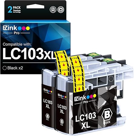 Amazon.com: E-Z Ink Pro LC103BK Compatible Ink Cartridge Replacement ...