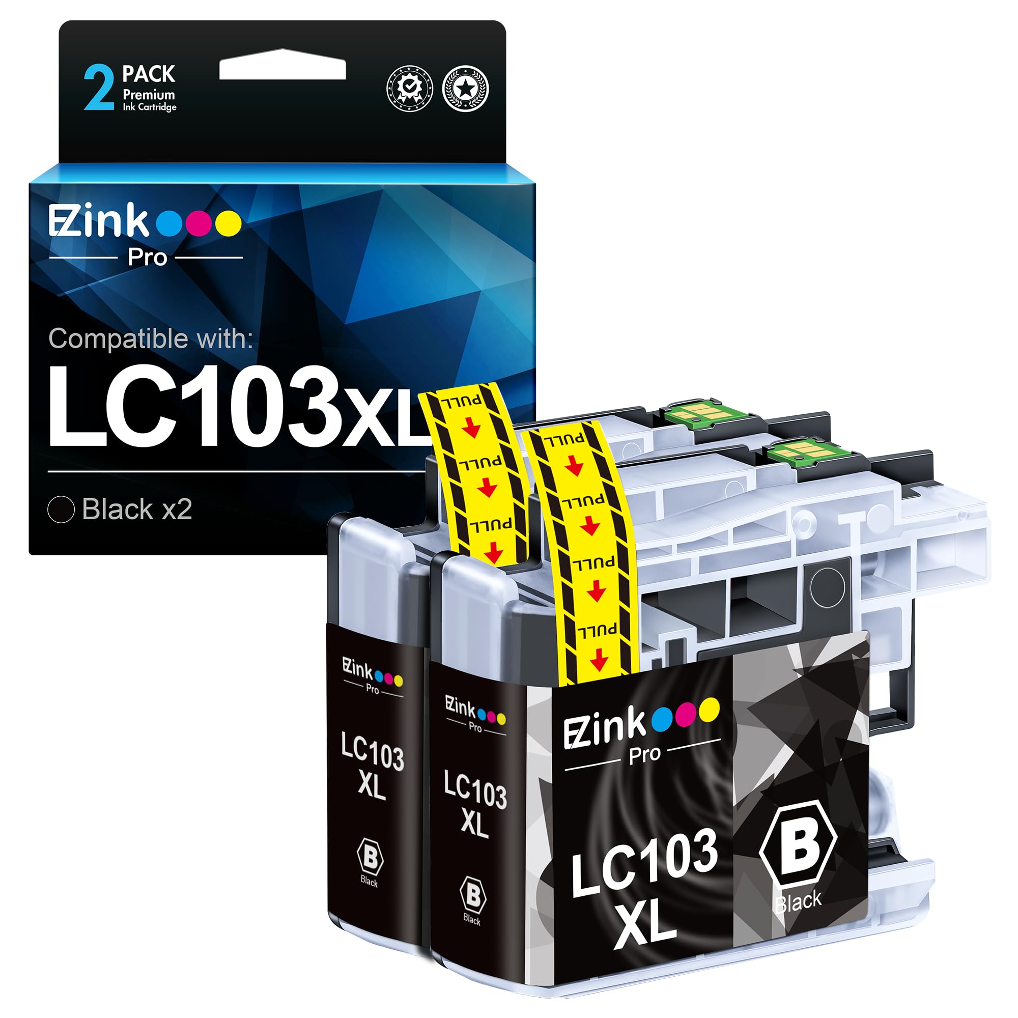 Amazon.com: E-Z Ink Pro LC103BK Compatible Ink Cartridge Replacement ...