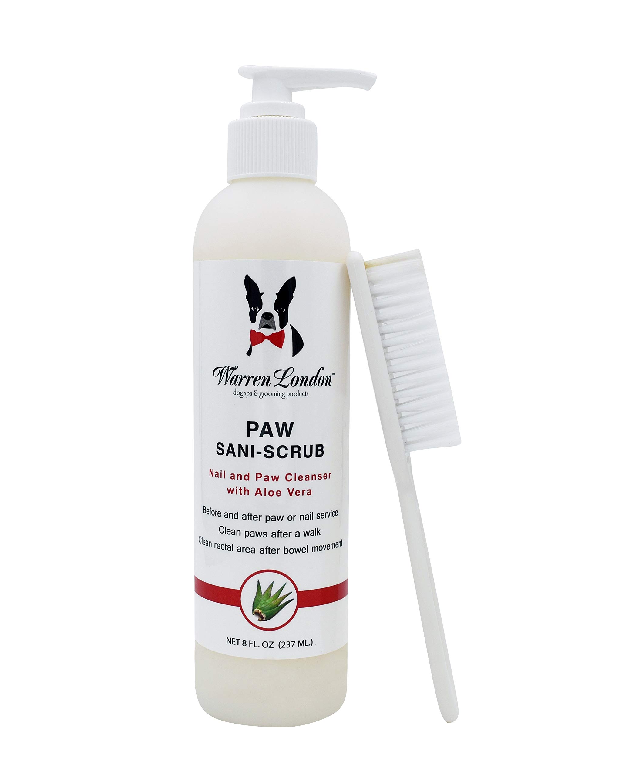 Warren London Paw Sani Scrub with Brush, 237 ml : Amazon.co.uk: Beauty