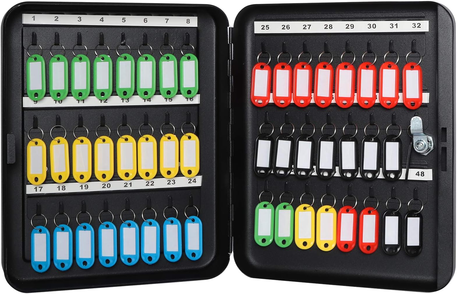 Amazon.com: Parrency Key Cabinet Wall Mount,Locking Key Organizer,Key ...