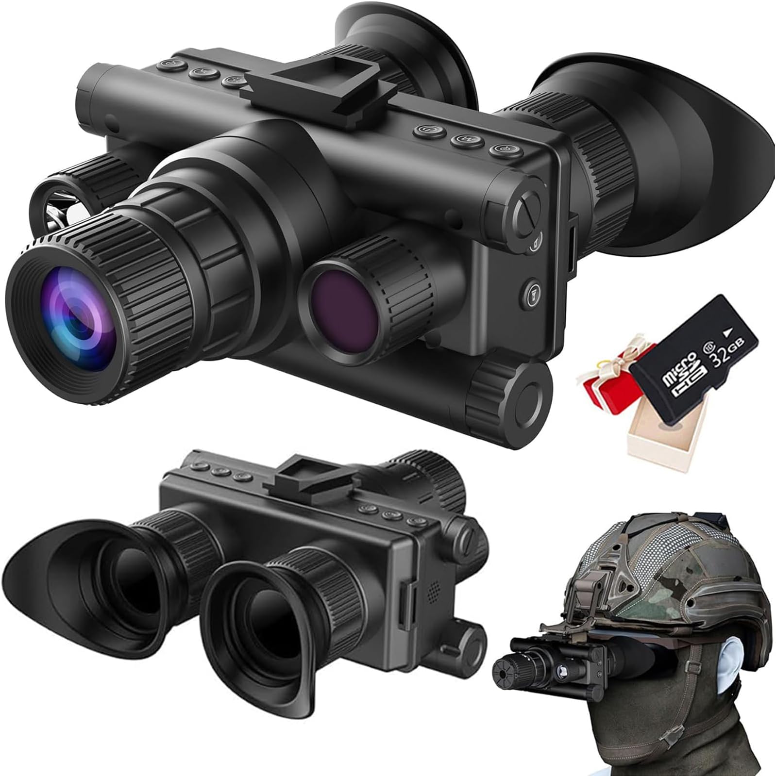 Bresser Digital NV Binokular 1x mit Kopfhalterung - Nachtsichtgerät ...