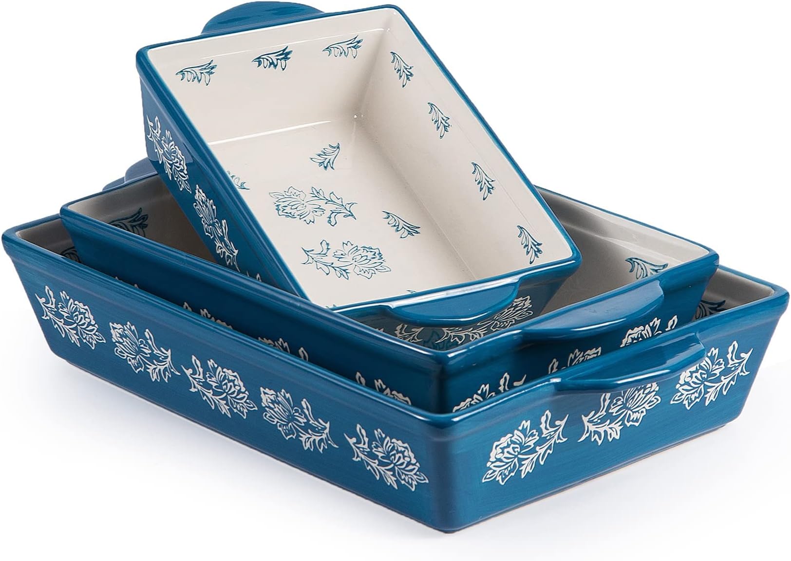 Amazon.com: KINGSBULL HOME Casserole Dish Baking Dish Ceramic Baking ...