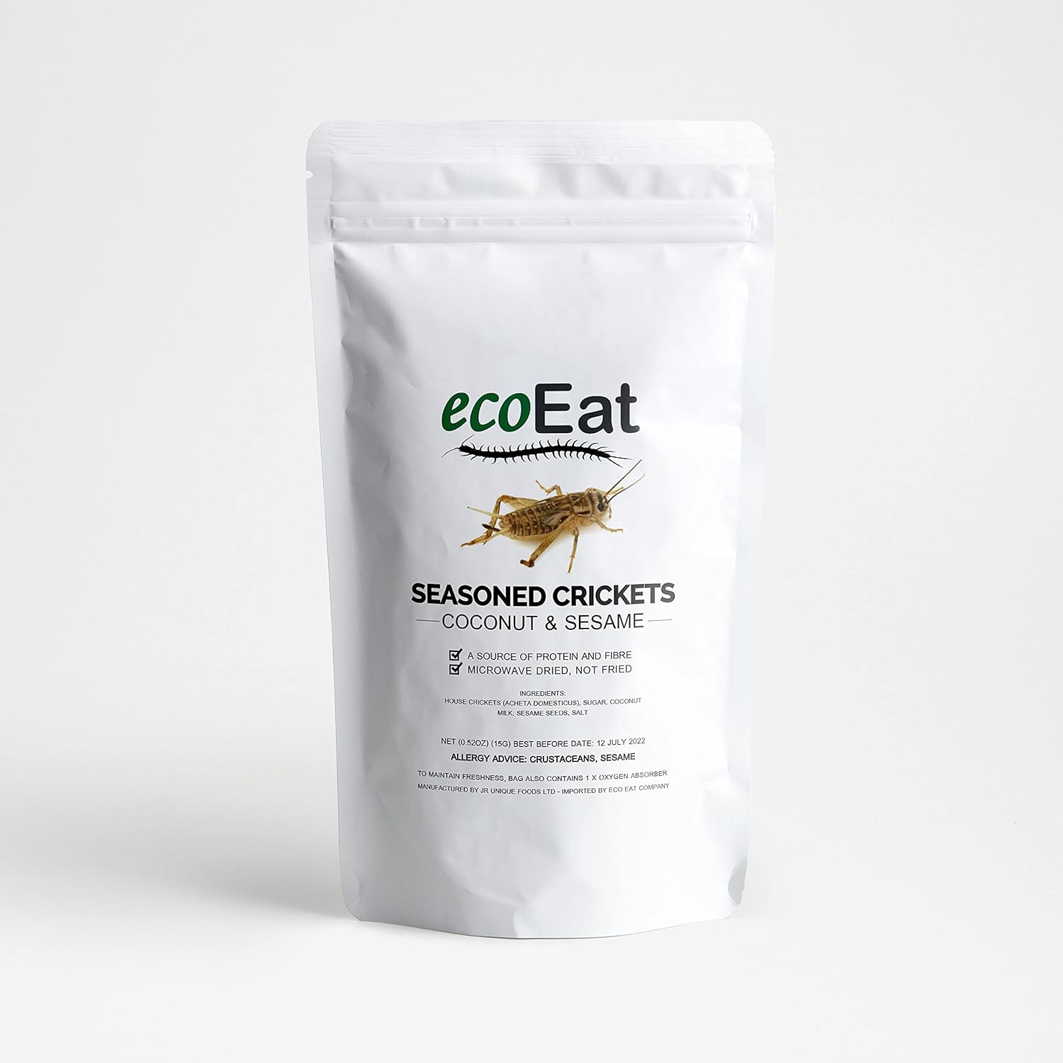 Amazon.com: ecoEat Edible Insects Seasoned Crickets Edible Bugs Edible ...