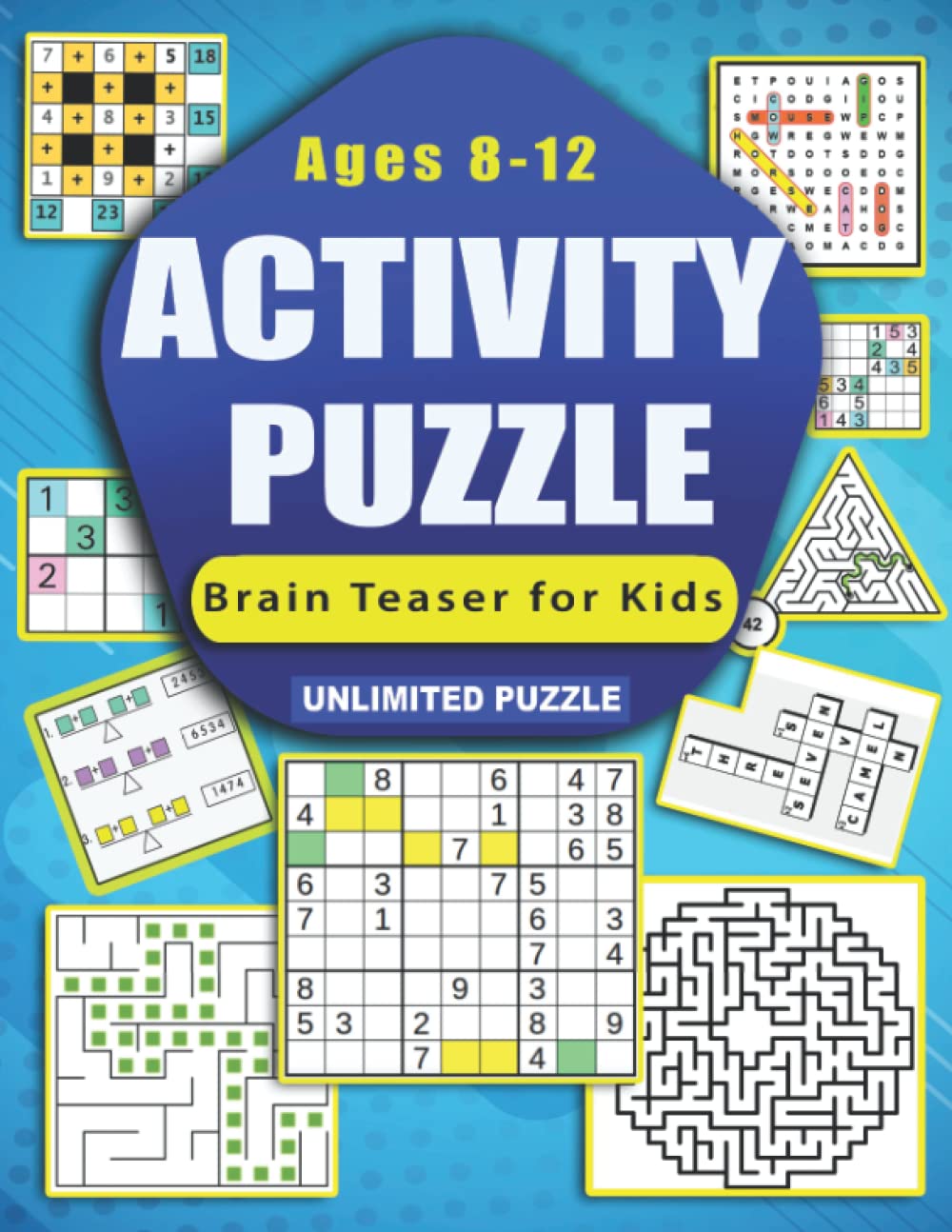 Activity Puzzle Brain Teaser for Kids Ages 8-12 Years Old: Ultimate ...