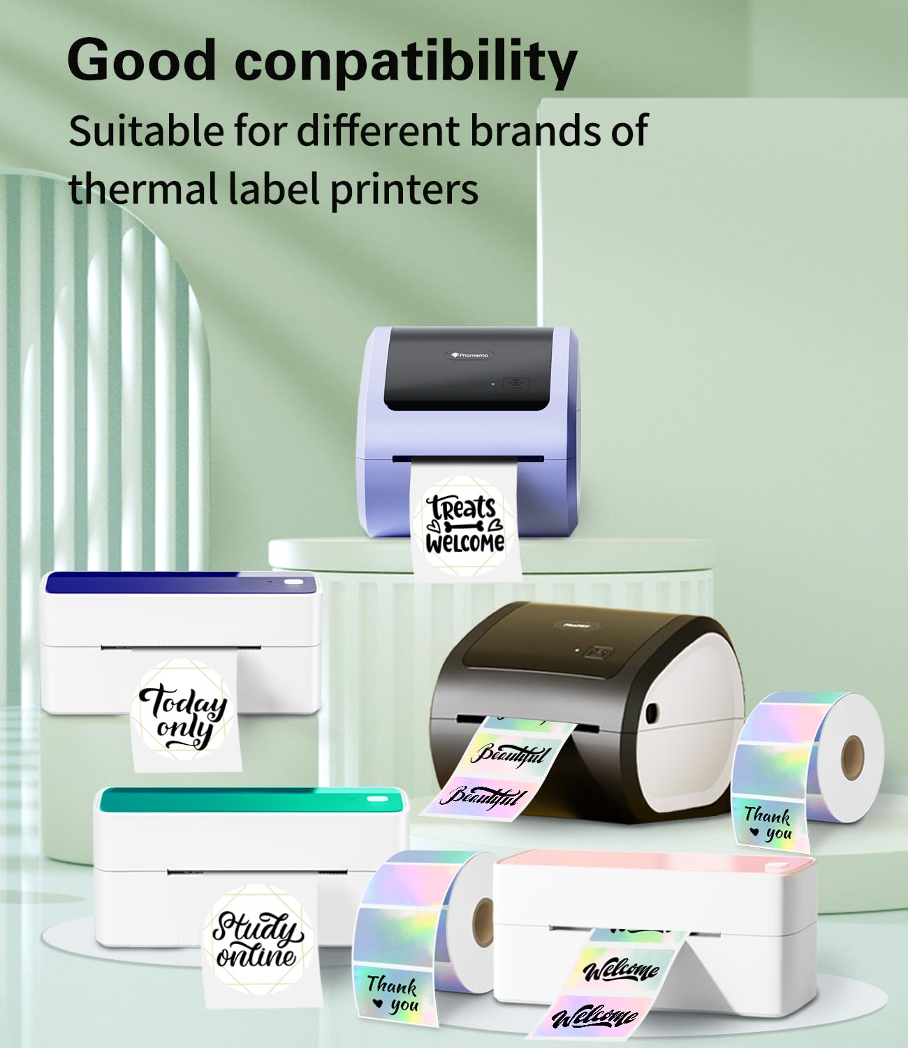Snapklik.com : Thermal Sticker Labels,Thermal Printer Stickers ...