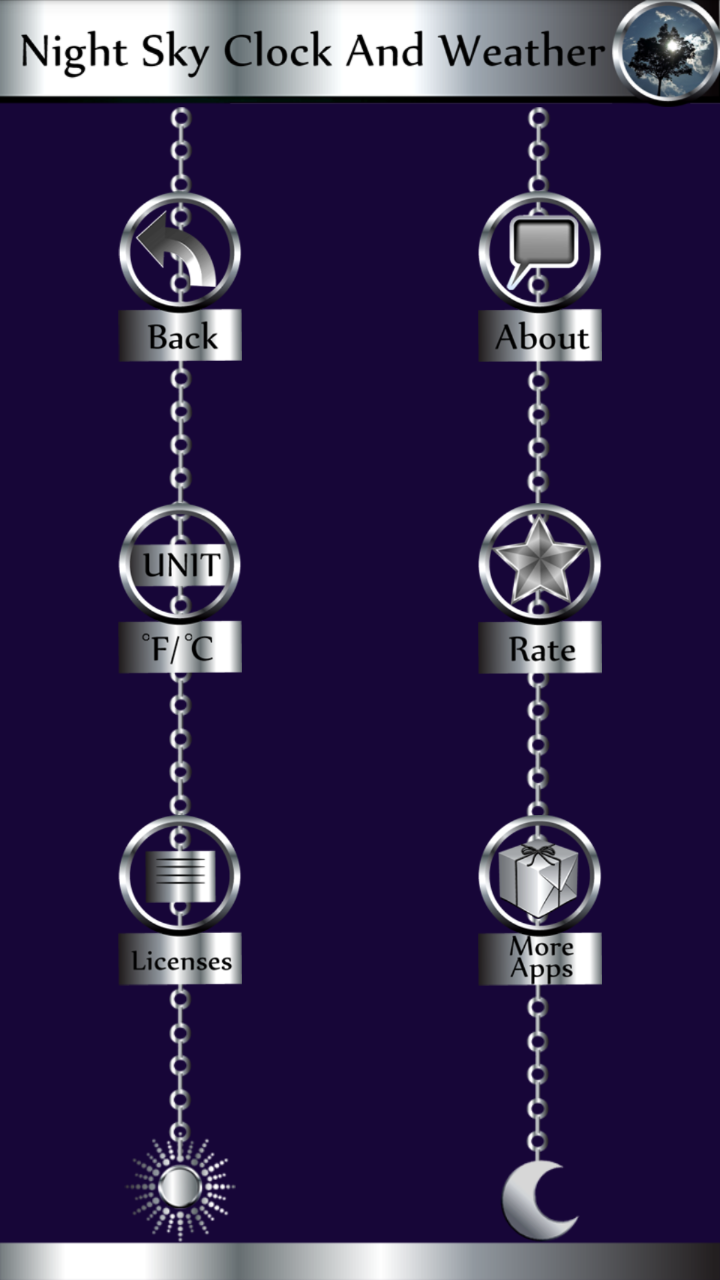 Night Sky Clock And Weather - App on Amazon Appstore