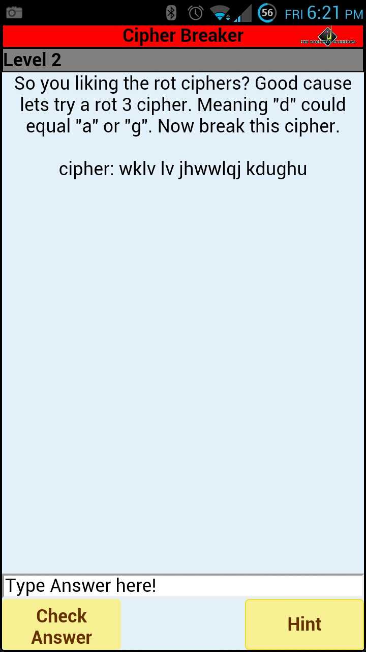 Cipher Breaker - App on Amazon Appstore