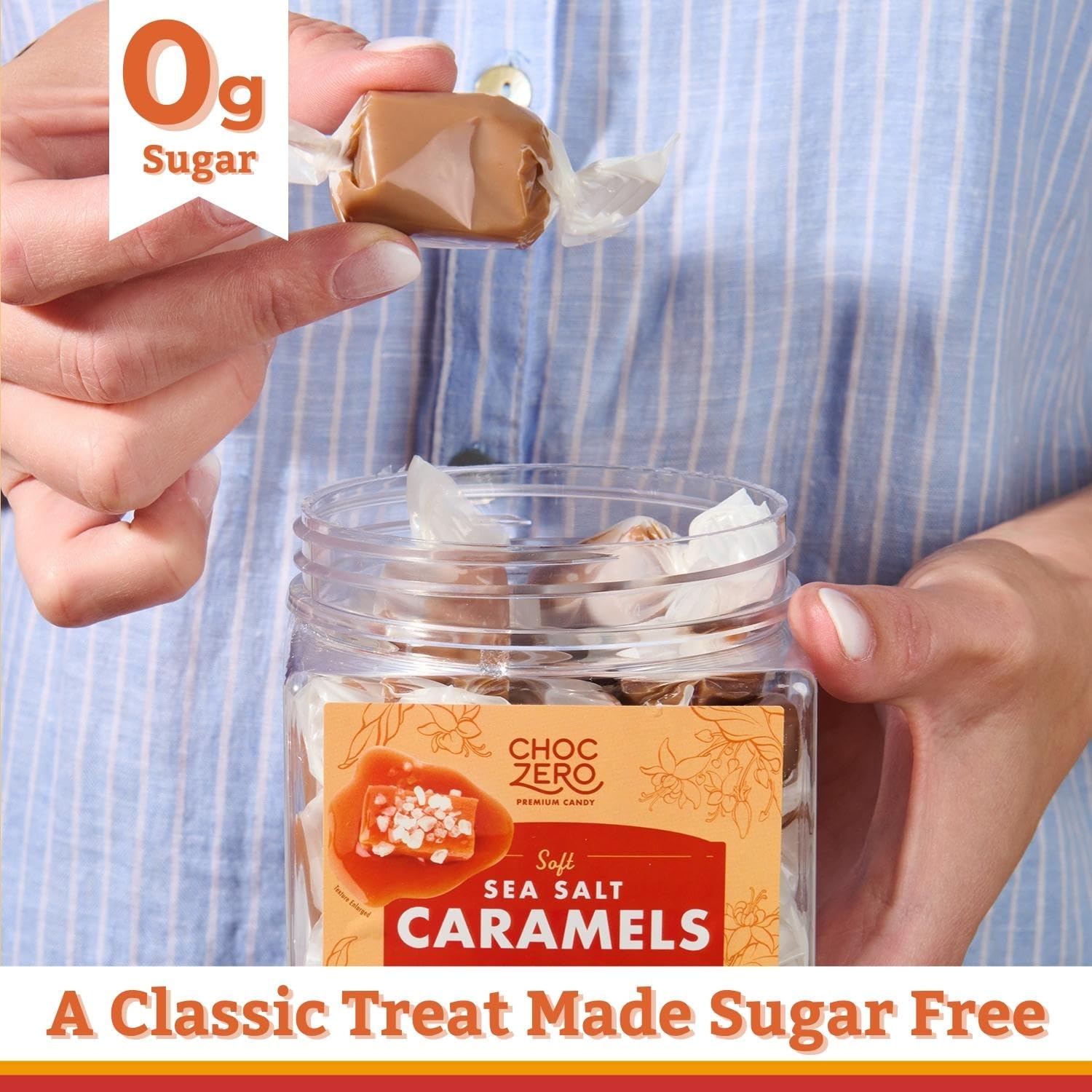 Snapklik.com : ChocZero Sugar Free Caramels - Keto Caramel Candy - All ...