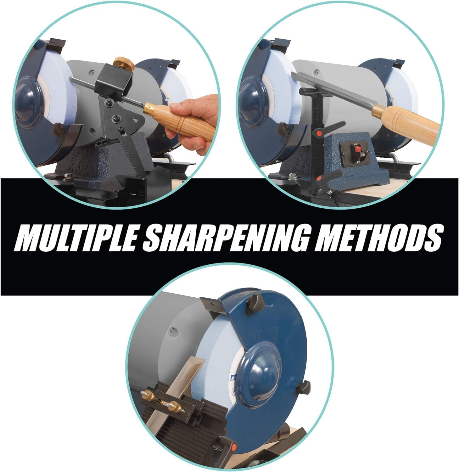 Pro Grind Sharpening System for 8 Inch Grinders to Sharpen Lathe ...