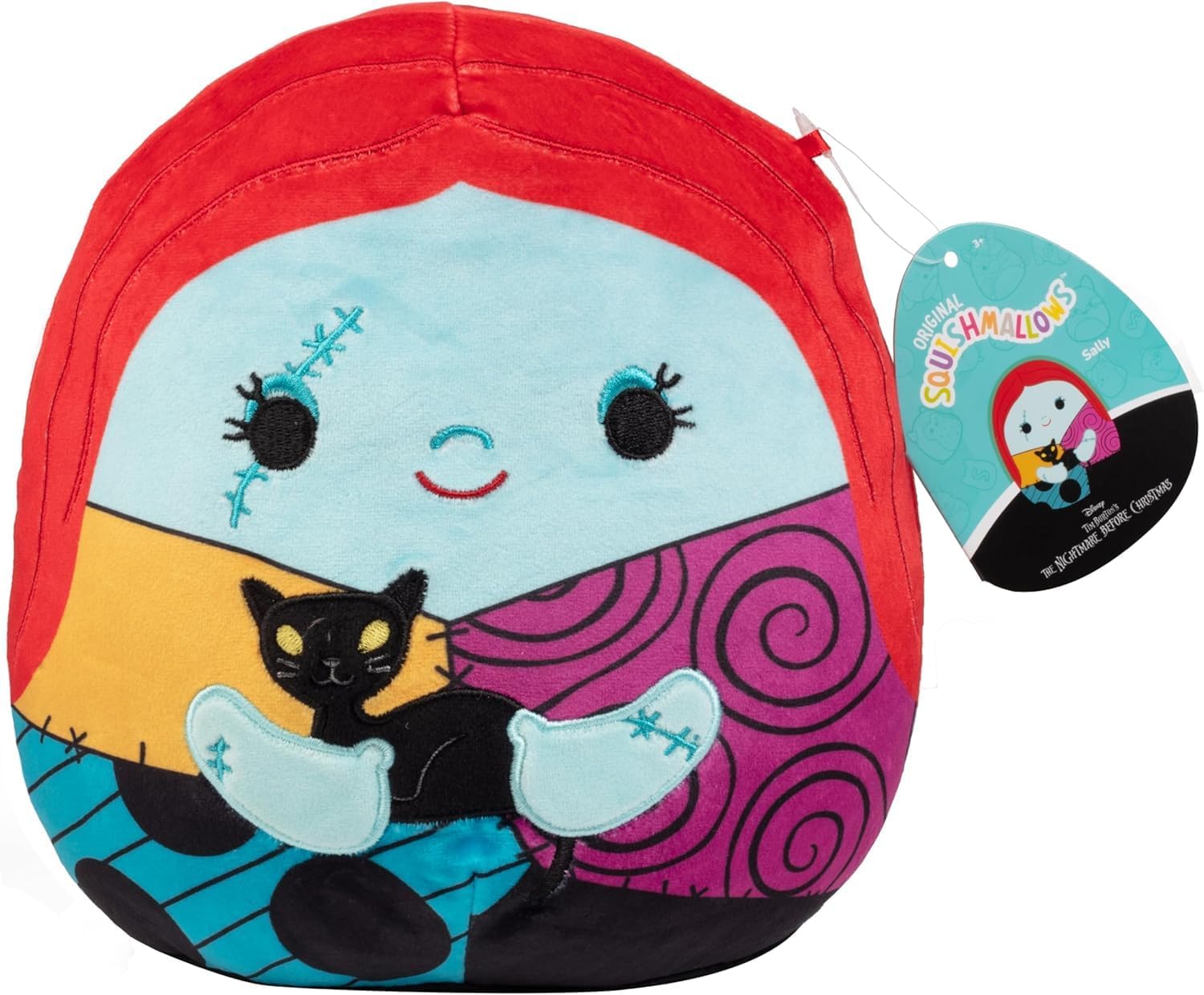 Squishmallows Original 8-Inch Sally with Cat - Nightmare Before ...