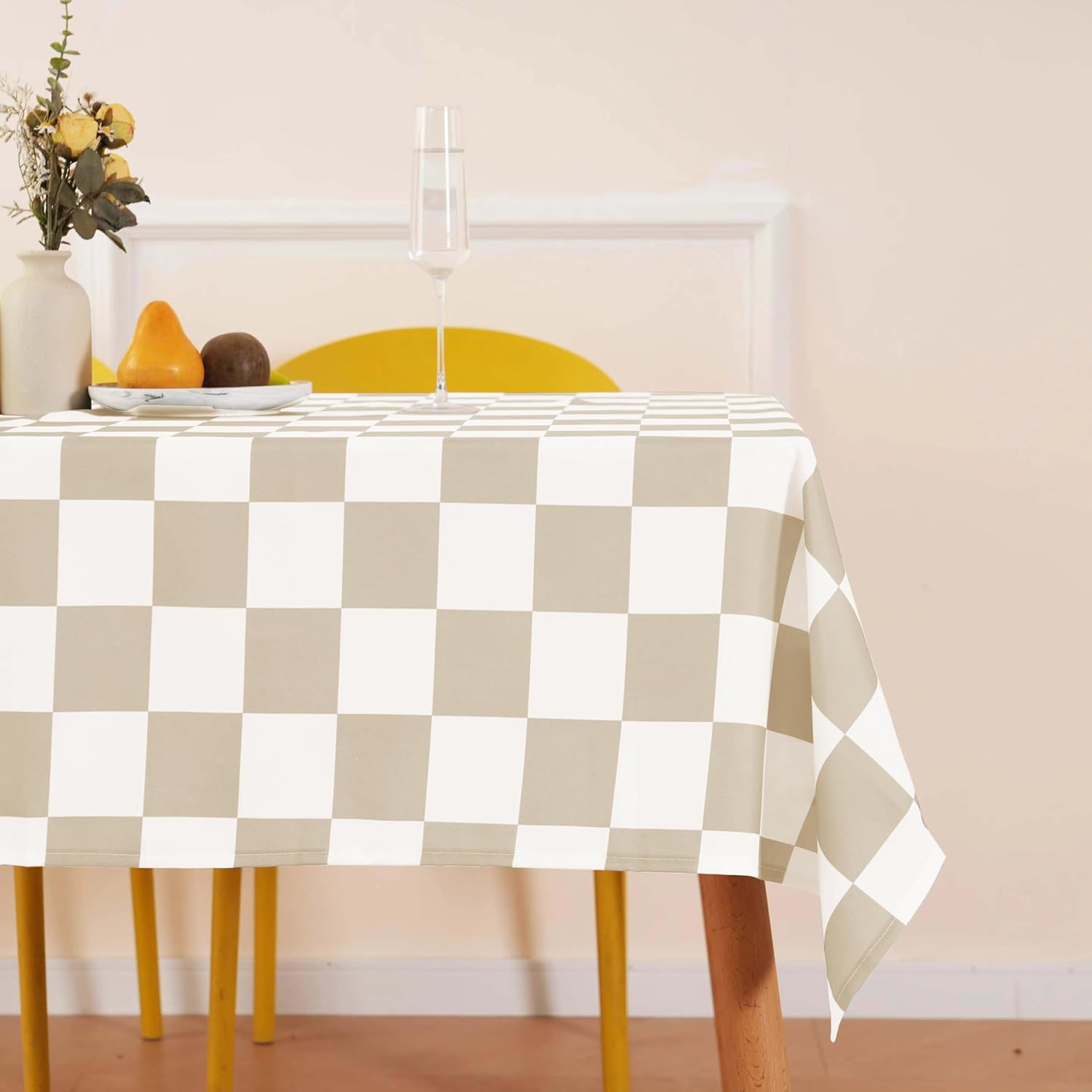 Amazon.com: Ohocut Checkered Table Cloth Square Tablecloth, Classic ...
