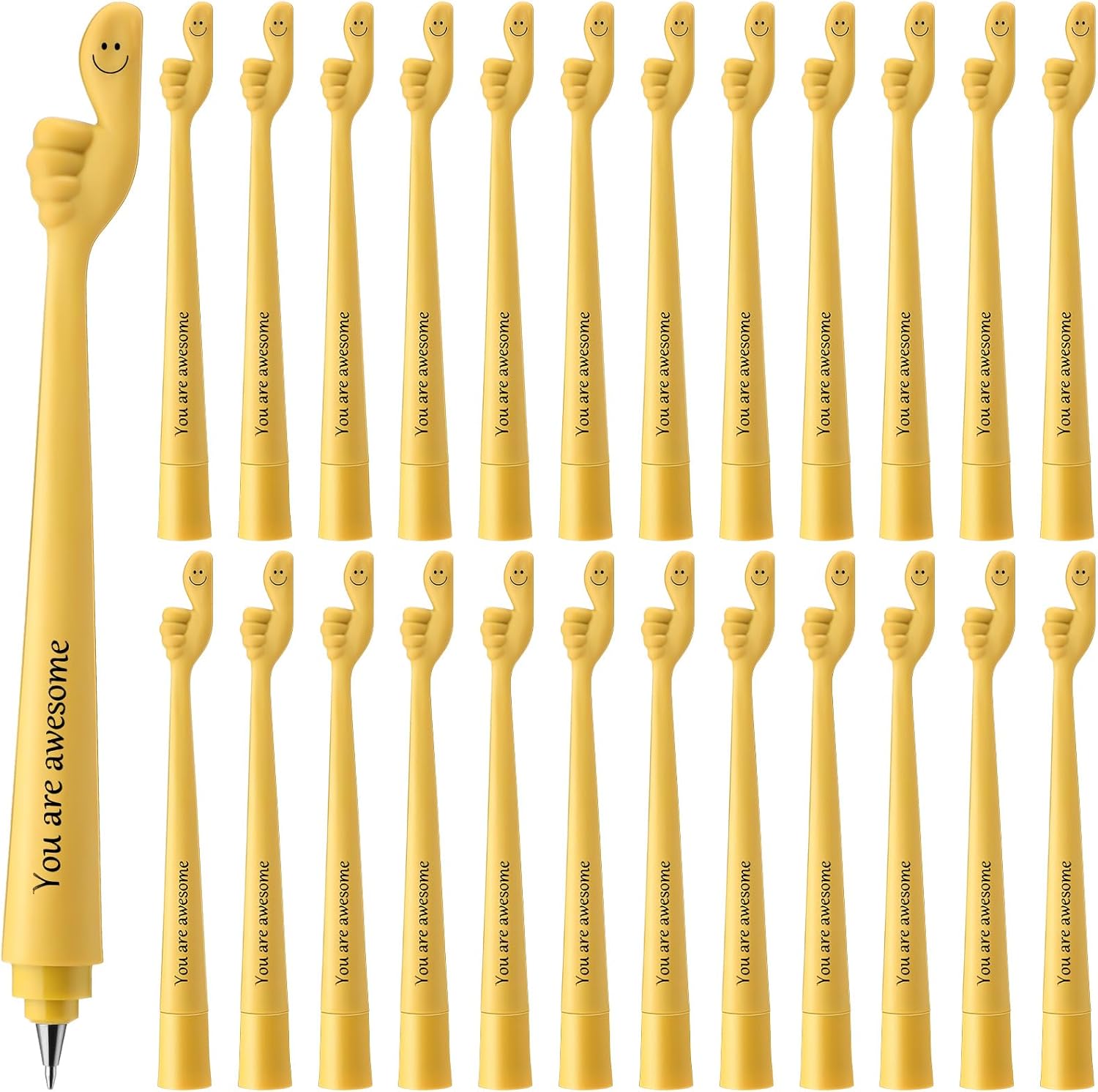 Amazon.com : Harloon 25 Pcs Inspirational Quotes Thumbs up Pens Thank ...
