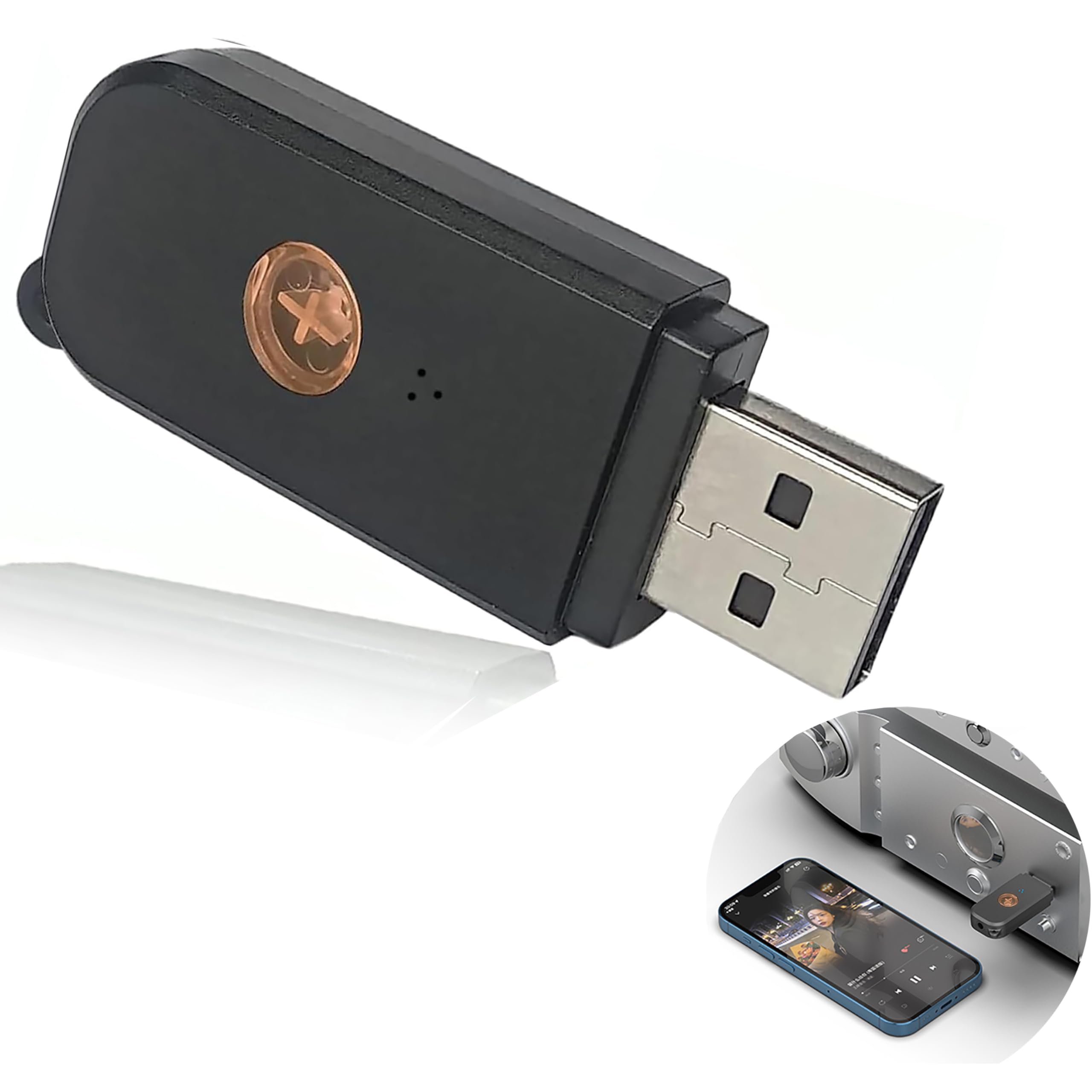 Amazon.com: VONVOFF Aux USB Bluetooth Adapter for Car Stereo: Easy to ...