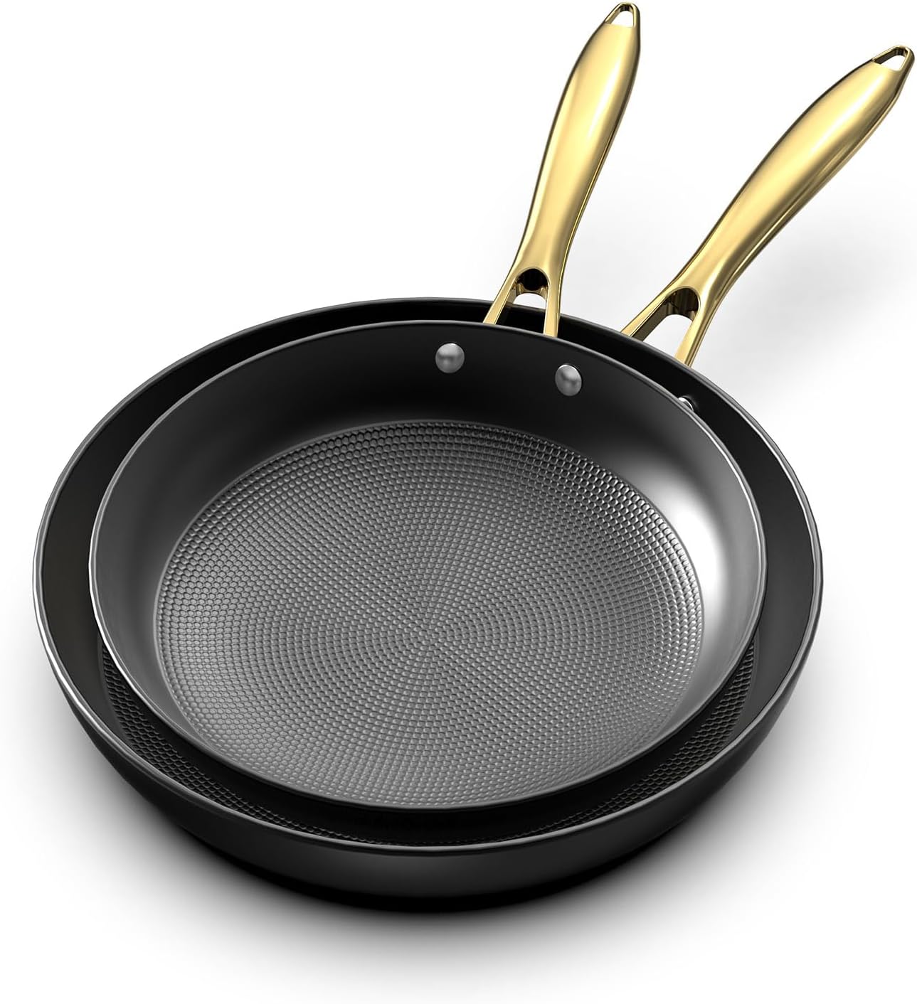 Amazon.com: imarku Cast Iron Skillets, Non Stick Frying Pans 2Pcs - 10 ...
