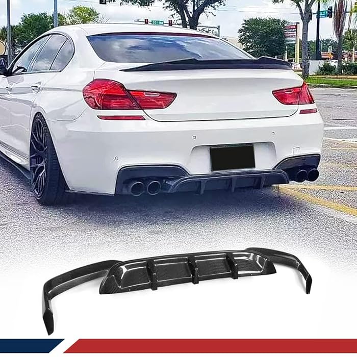 Buy JC SPORTLINE Carbon FIber Rear Diffuser for BMW 6 Series F06 F12 ...