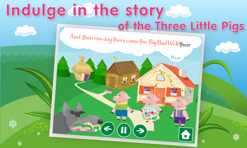 3 Little Piggies & Big Bad Wolf - Interactive Story Book and Fun Games ...