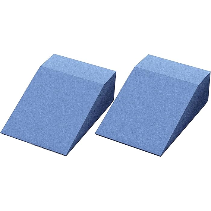 Buy Yoga Foam Wedge Blocks (Pair) Soft Wrist Wedge, Supportive Foot ...
