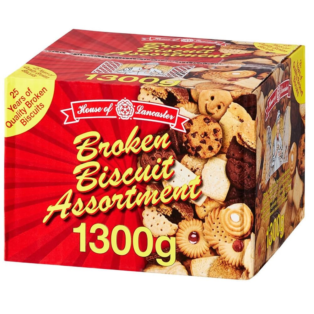 Broken Biscuit Assortment 1300g - Variety of delicious biscuits (01 Box ...