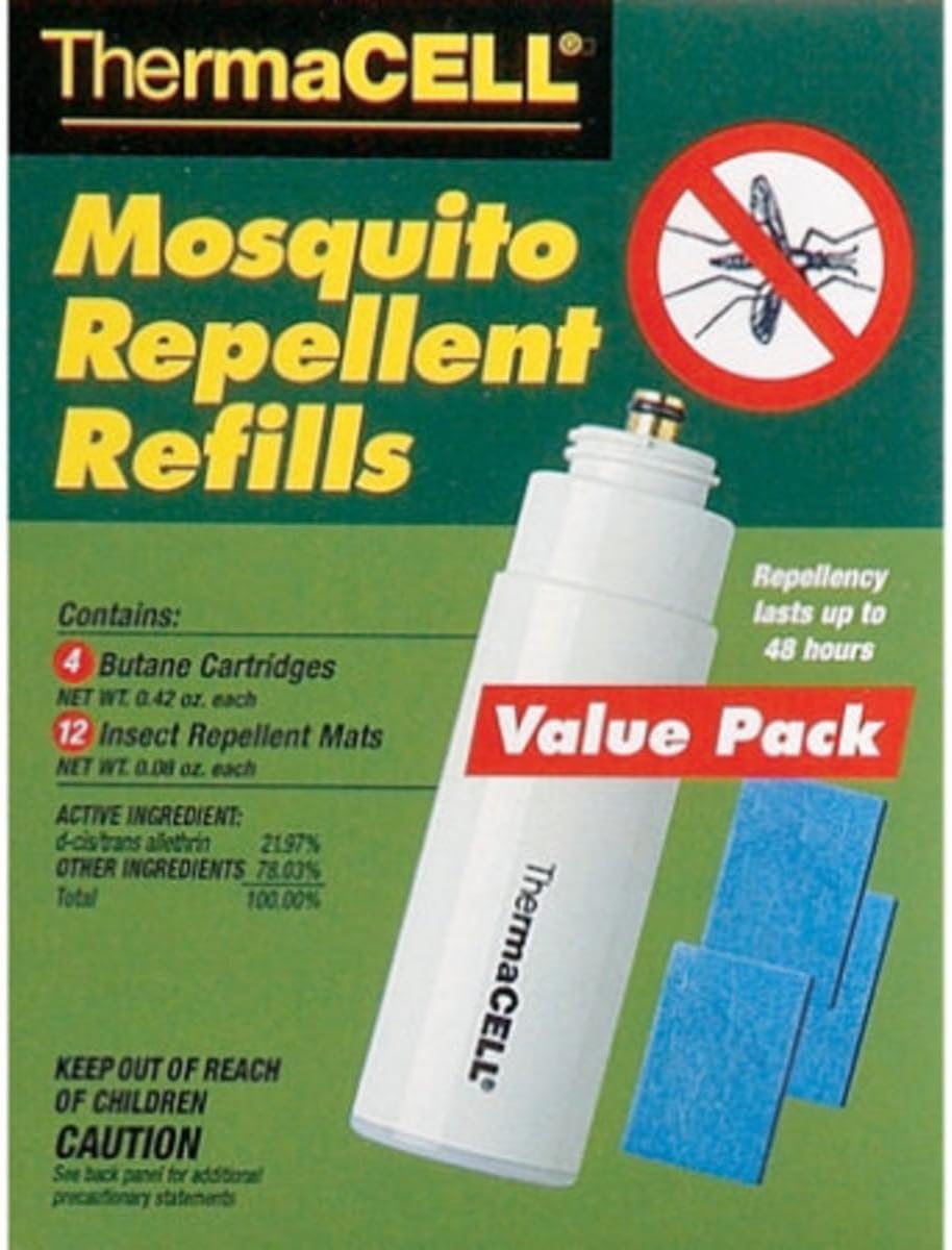 Amazon.com : Thermacell R-4 Mosquito Repeller Refill, 48 Hour Pack (12 ...