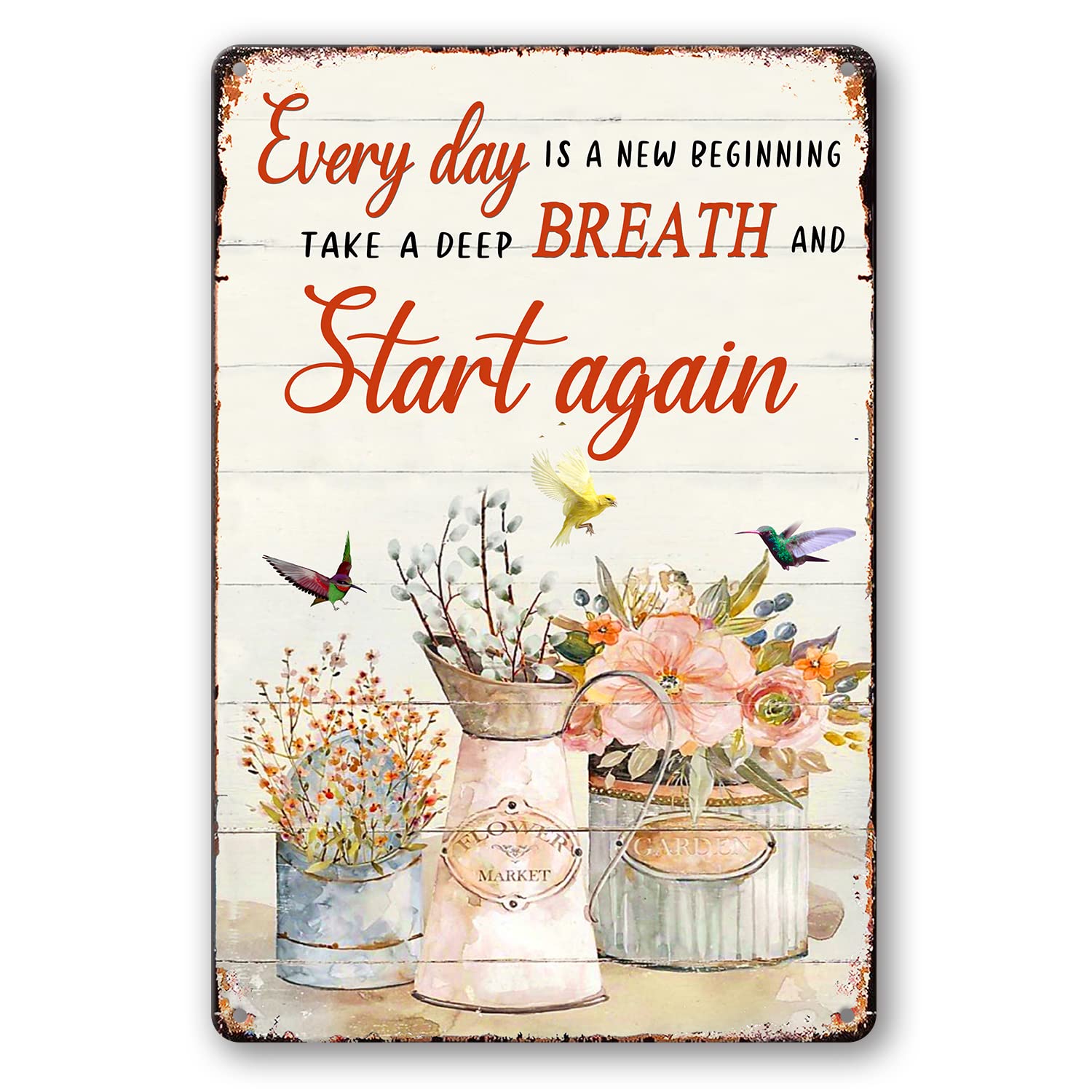 Vintage Flower Garden Signs Add A Magical Touch Garden Vintage Flower