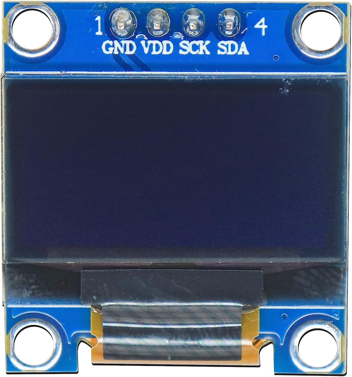 Electronic Spices 0.96 inch OLED Screen Display Module 4 pin compatible with Arduino : Amazon.in ...