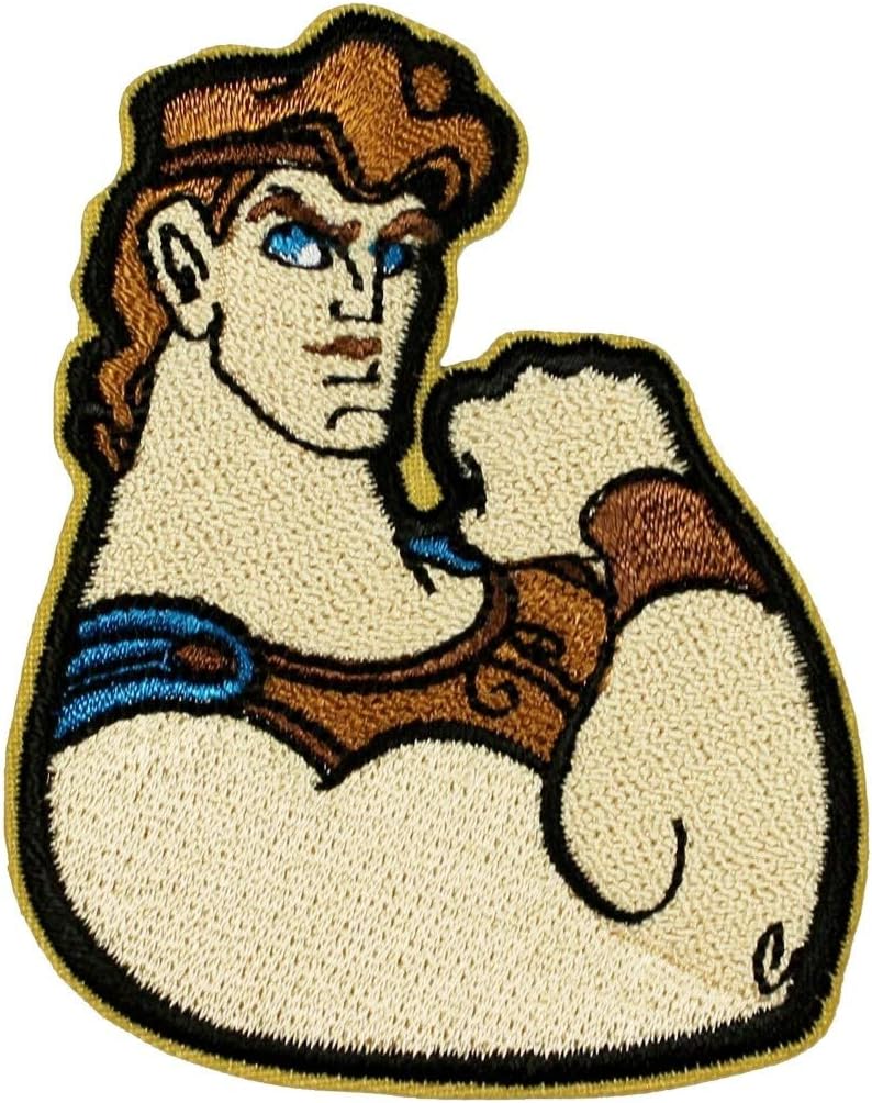 Official Disney Hercules Embroidered Iron on Patch : Amazon.ca: Home
