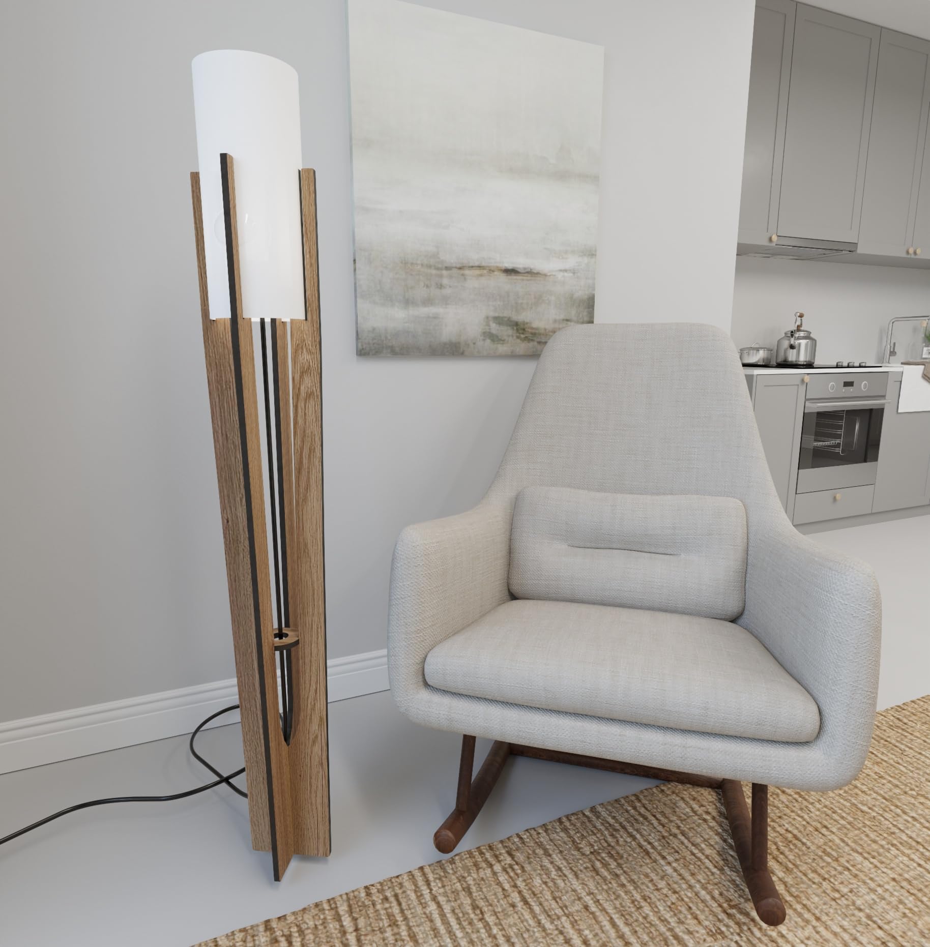 3 Leg Tripod Floor Lamp