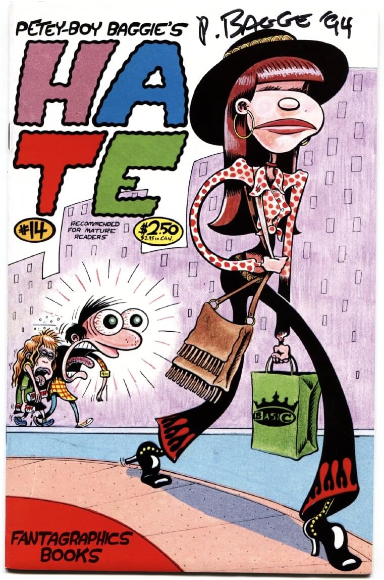 Hate Comics #14-1993-Signed on cover by PETER BAGGE at Amazon's ...