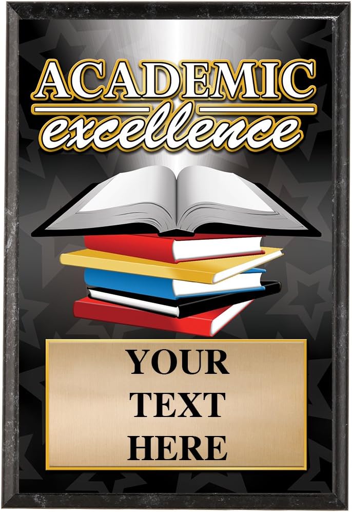 Amazon.com : Academic Plaques - 5 x 7 Education Recognition Trophy ...
