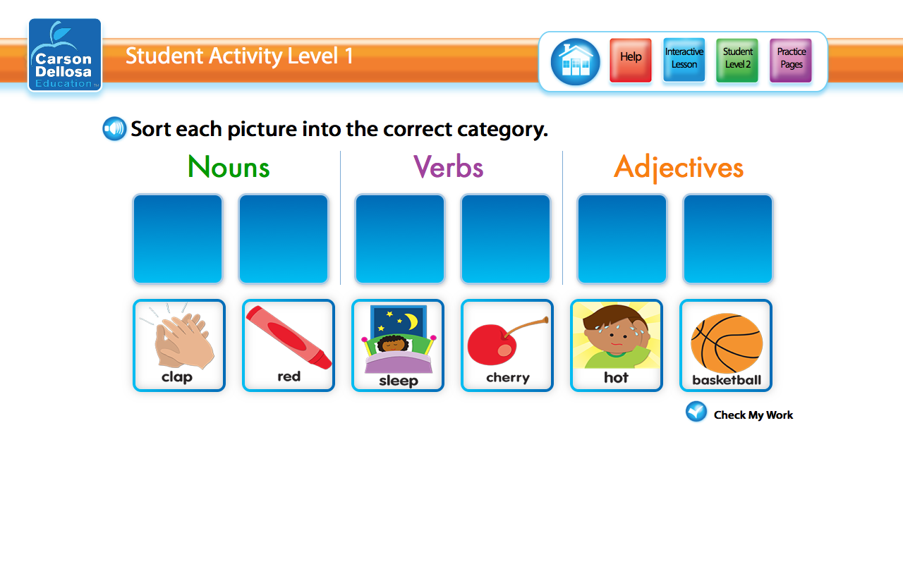 Nouns, Verbs, and Adjectives - App on Amazon Appstore