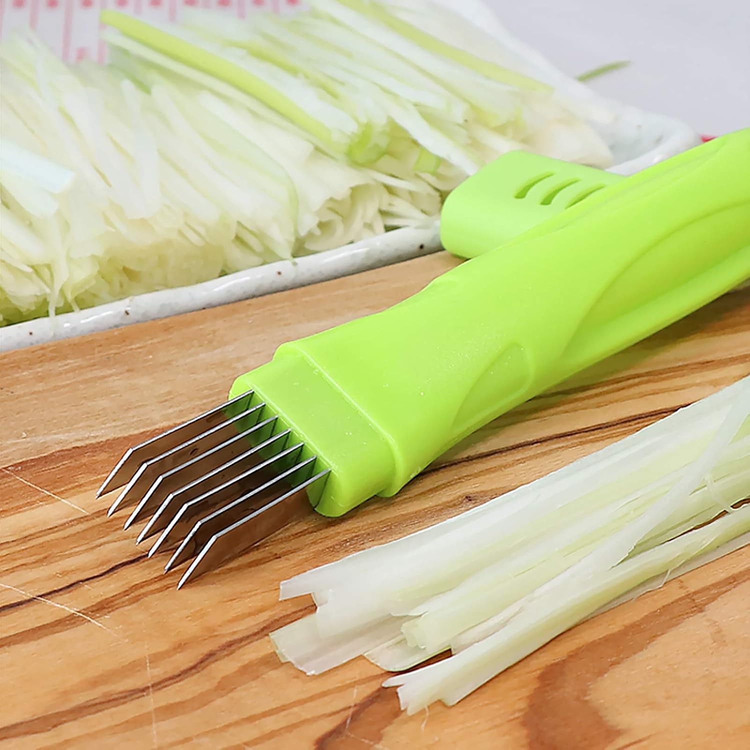 Spring Onion Slicer Onion Shredder Green Onion Vegetable Cutter (2 Pack ...