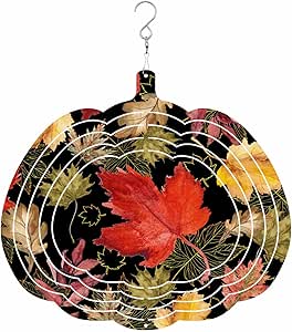 Amazon.com: Fall Wind Spinners for Yard and Garden Maple Leaves Wind ...